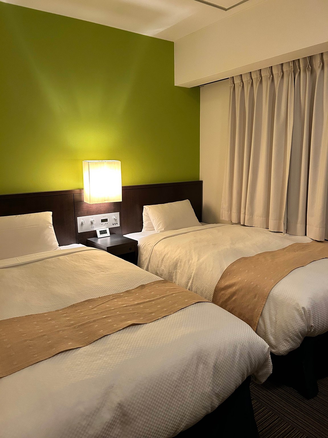 The room is spacious, and free coffee is a nice touch! | Hotel S-plus Nagoya Sakae Stay ...